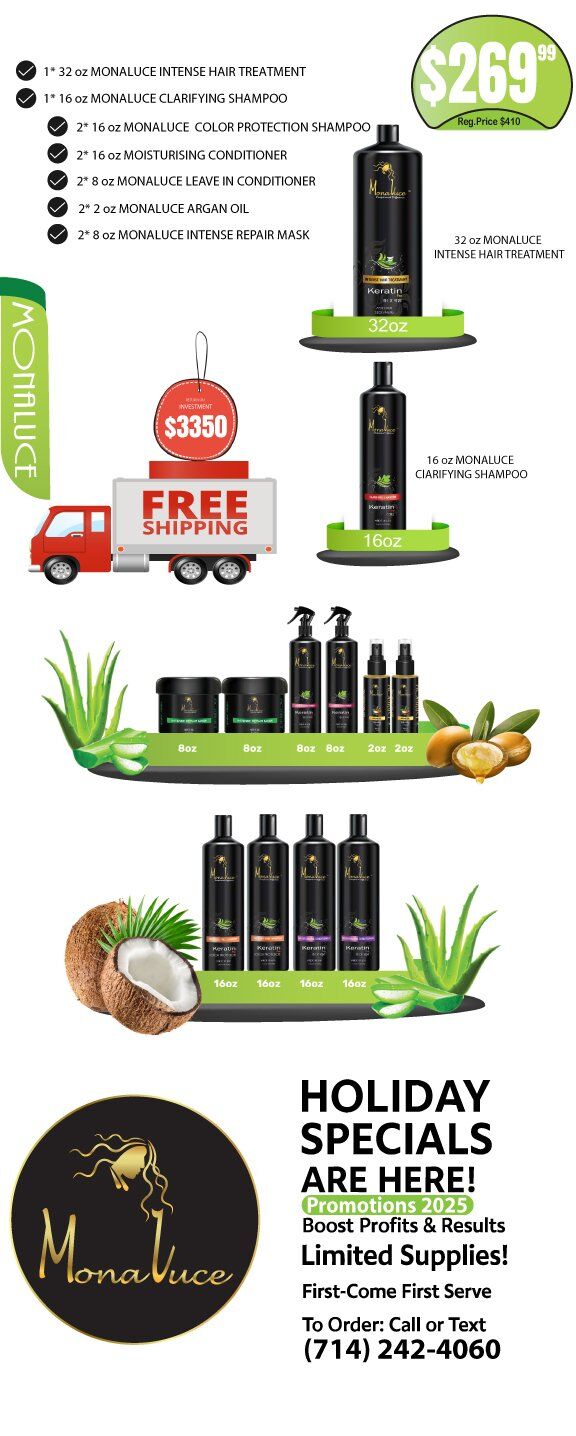 Holiday Specials SOLO PKG 2025 - Monaluce Exceptional Difference